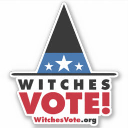 Witches Vote! Removable Vinyl Decal | Zazzle