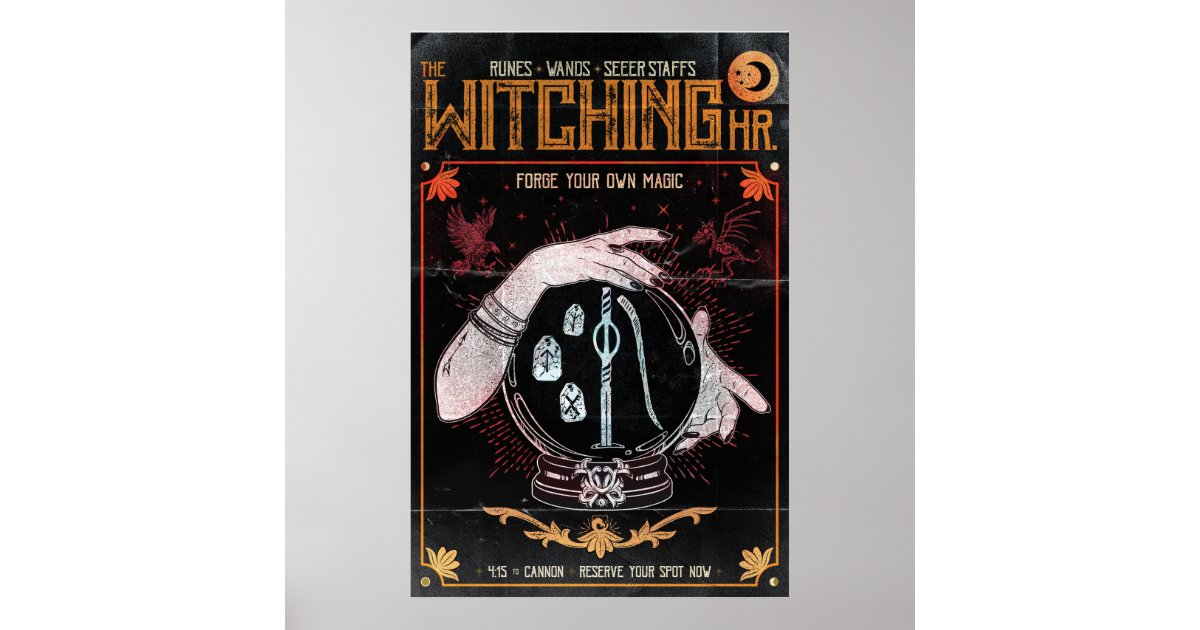 Witching Hour Poster | Zazzle