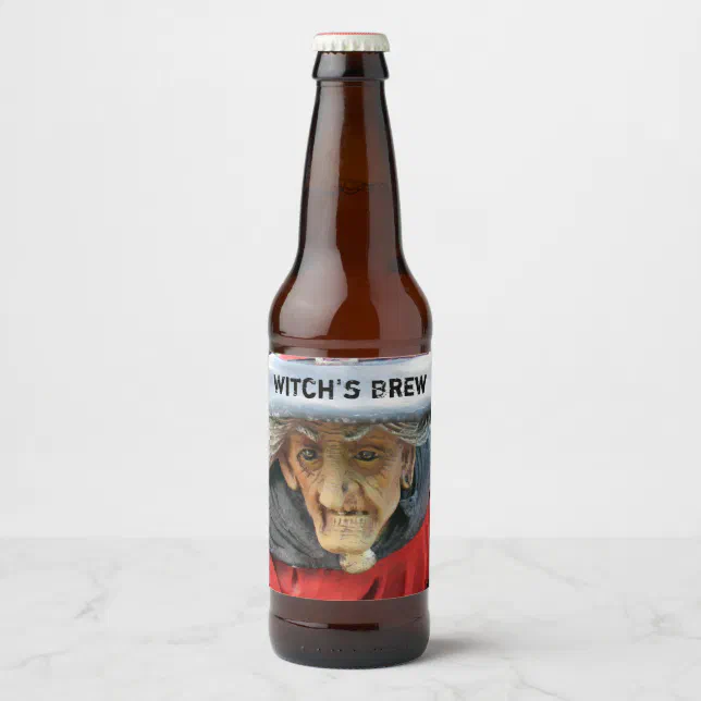 Witch's Brew - Beer Label | Zazzle