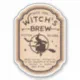 Witchs Brew Potion Vintage Label Sticker | Zazzle