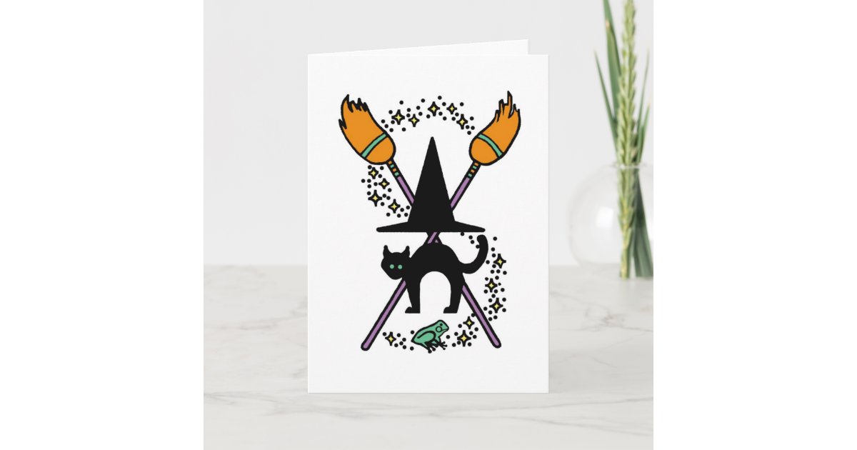 Witch's Coat of Arms Card | Zazzle