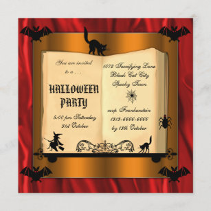 Spell Book Invitations | Zazzle