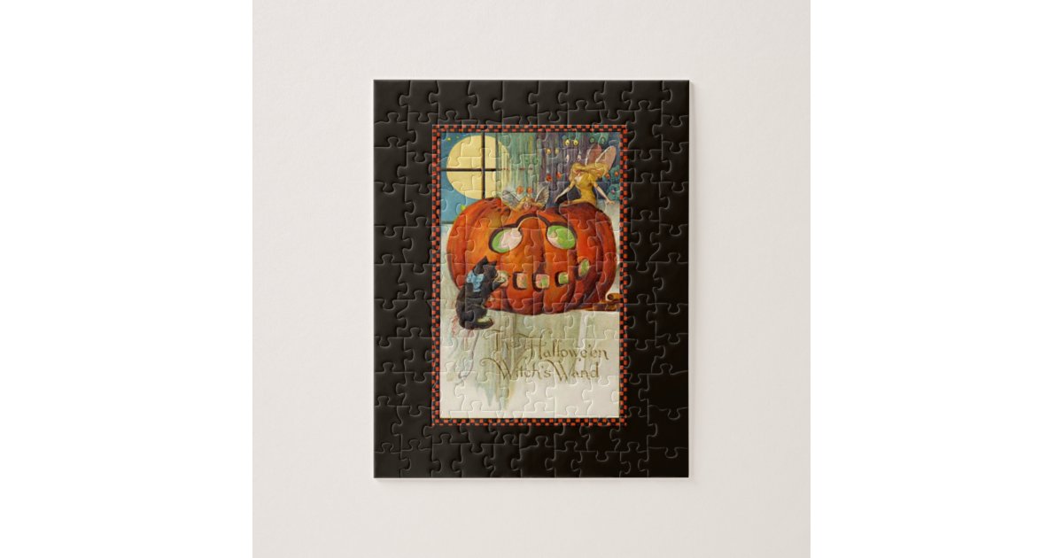 Witch's Wand Halloween Jigsaw Puzzle | Zazzle