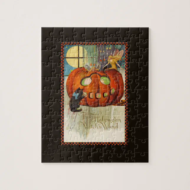 Witch's Wand Halloween Jigsaw Puzzle | Zazzle