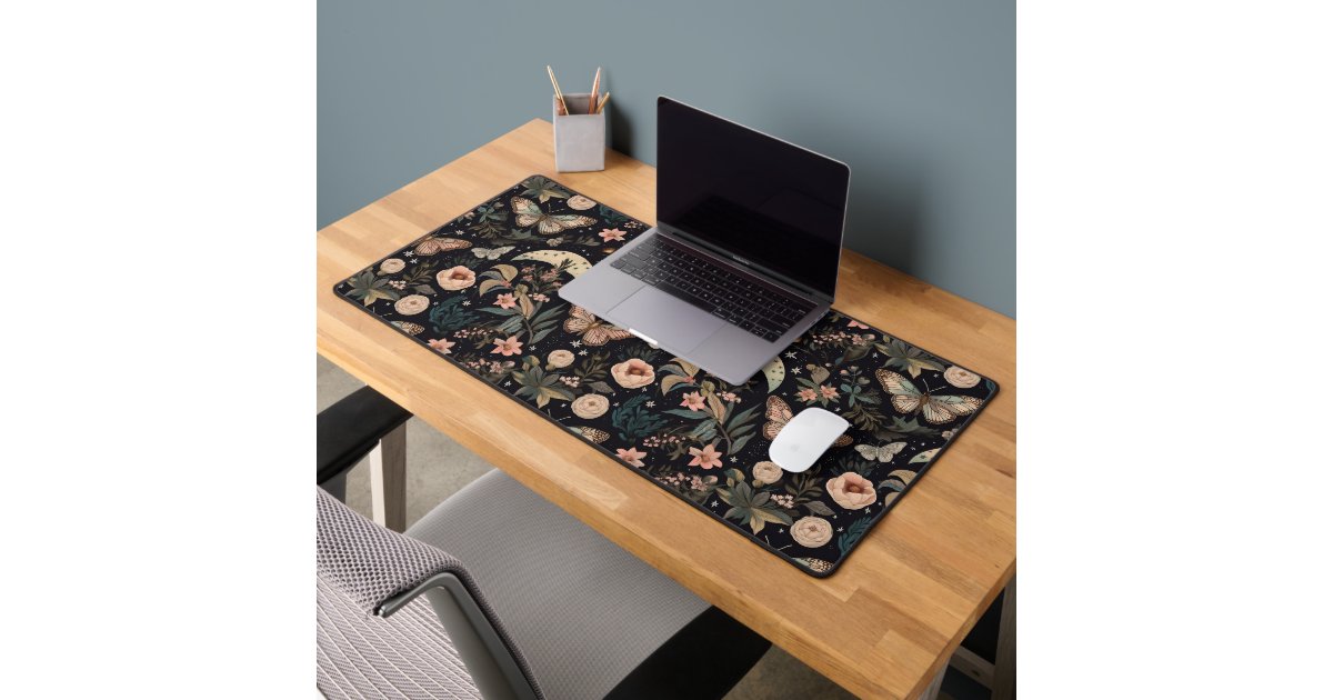 Witchy Dark Cottagecore Mousepad/Desk Mat | Zazzle