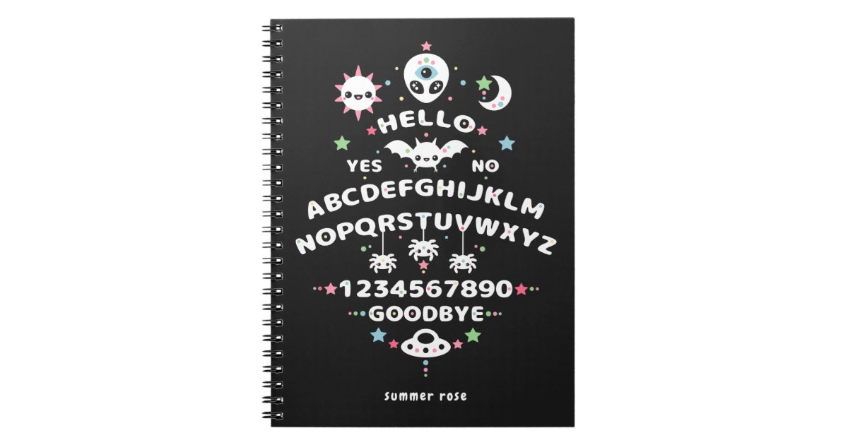Witchy Esthetic Talking Oracle Notebook | Zazzle