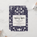 Witchy Halloween Party Mystic Occult Symbols Adult Invitation | Zazzle