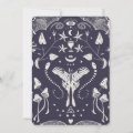 Witchy Halloween Party Mystic Occult Symbols Adult Invitation | Zazzle