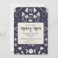 Witchy Halloween Party Mystic Occult Symbols Adult Invitation | Zazzle