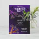 Witchy Legs Bewitching Purple Halloween Party Invitation | Zazzle