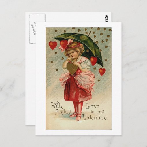 With Fondest Love Postcard | Zazzle