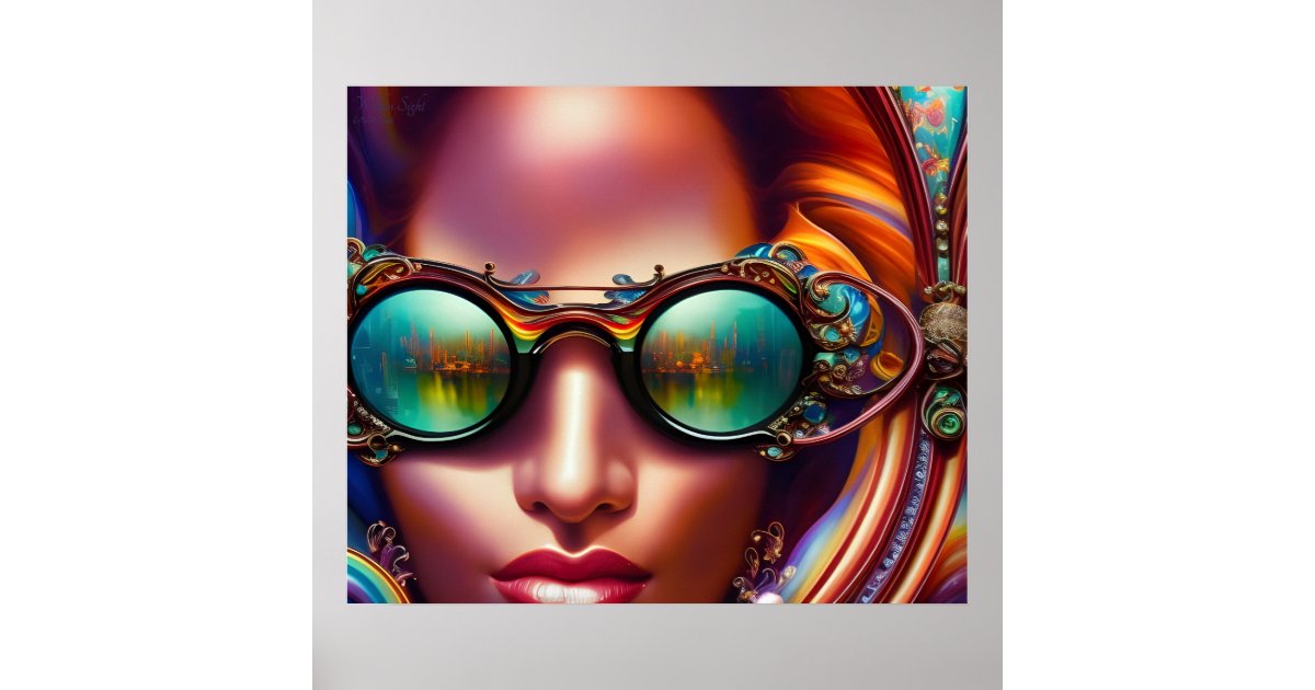 Within Sight AI Fantasy Digital Art Print Vision | Zazzle