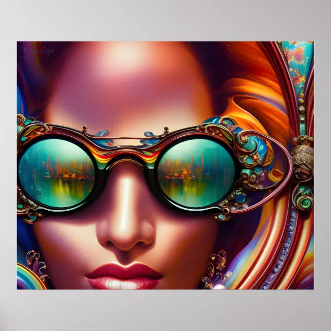 Within Sight AI Fantasy Digital Art Print Vision | Zazzle