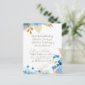 Without Him Hymn and Bible Verse Postcard | Zazzle