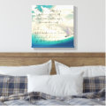 Without Him Hymn Lyrics with Bible Verse Canvas Print | Zazzle