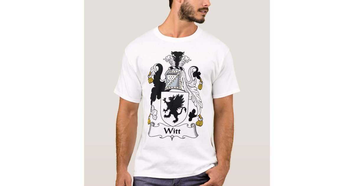 Witt Family Crest T-Shirt | Zazzle