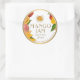 Witty Logo Design Elegant Mango Jam Preserves Classic Round Sticker ...