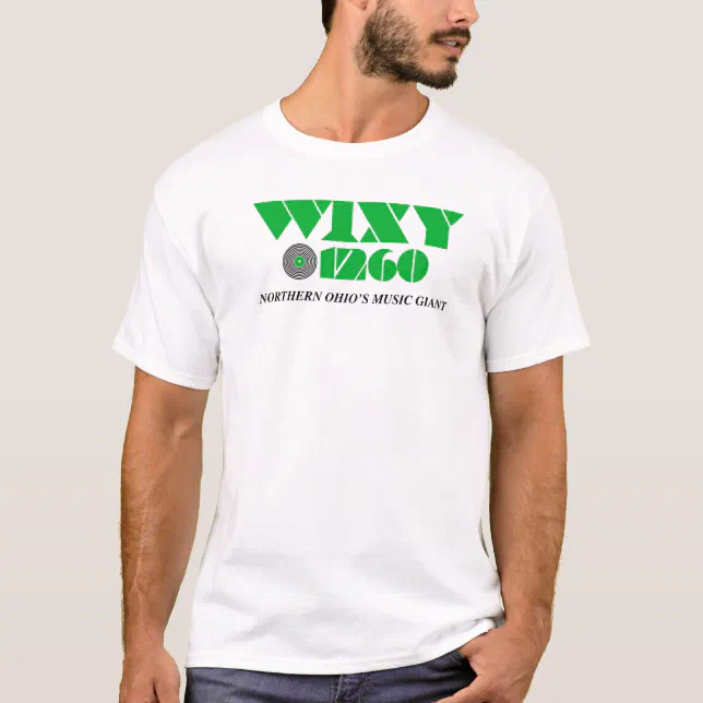 WIXY 1260 Cleveland 1970's Logo T-Shirt | Zazzle