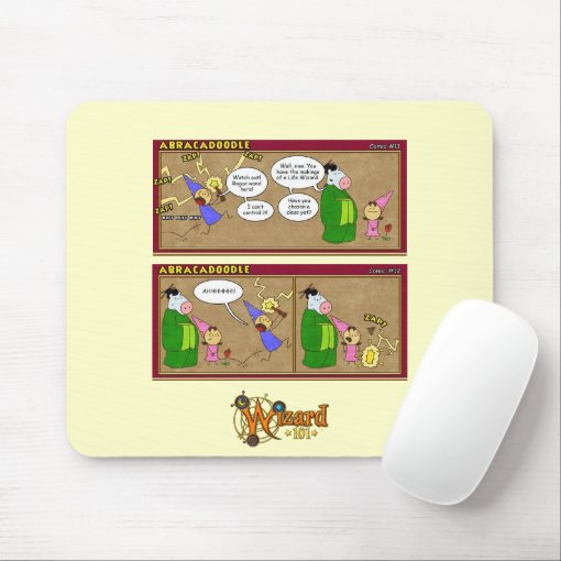 Wizard101 Abracadoodle Comic Mousepad | Zazzle