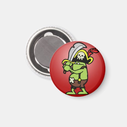 Wizard101 Doodle Pirate Gobbler Magnet | Zazzle