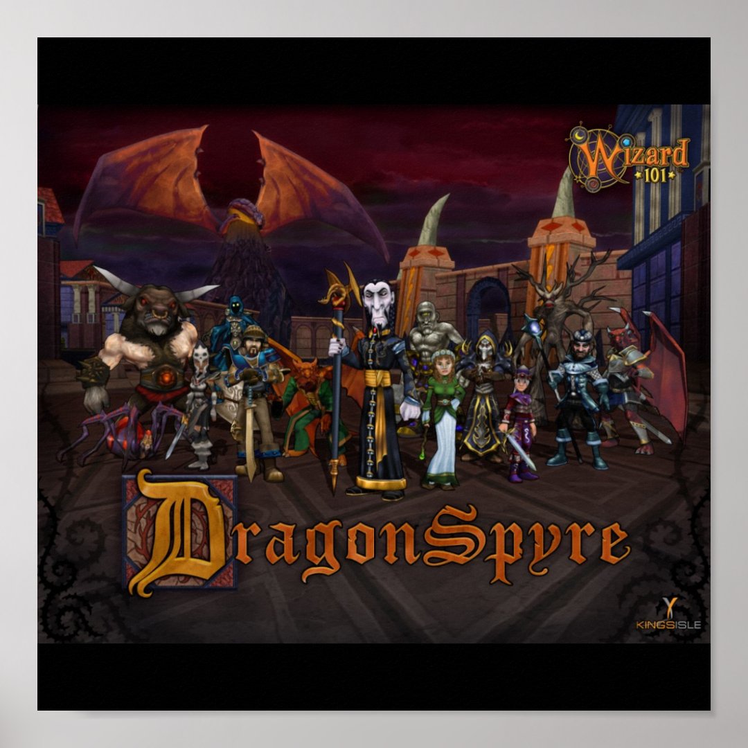 Wizard101 DragonSpyre Poster | Zazzle