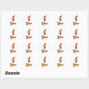Wizard101 Fire Doodle Stickers | Zazzle
