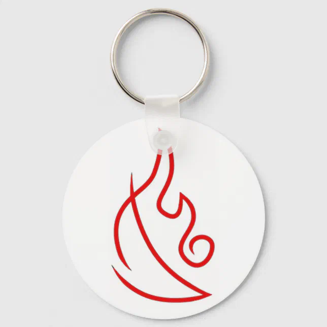 Wizard101 Fire Keychain | Zazzle