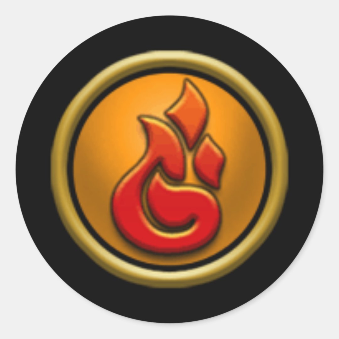 Wizard101 Fire School Stickers | Zazzle