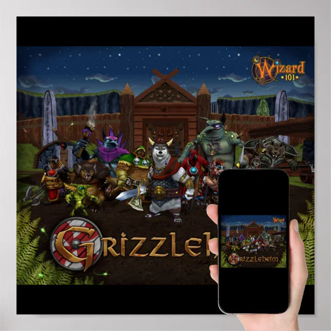 Wizard101 Grizzleheim Poster | Zazzle