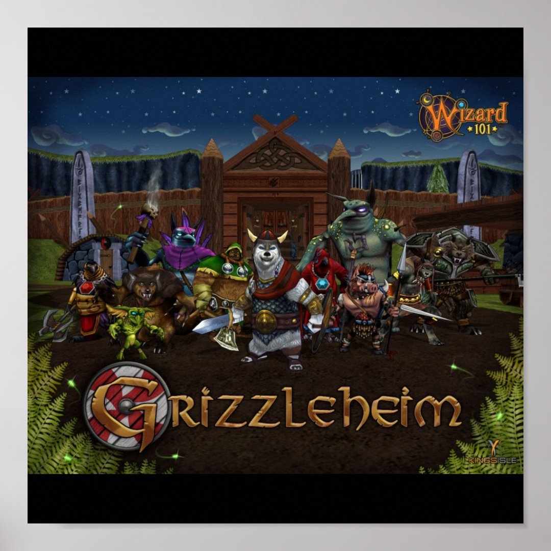 Wizard101 Grizzleheim Poster | Zazzle