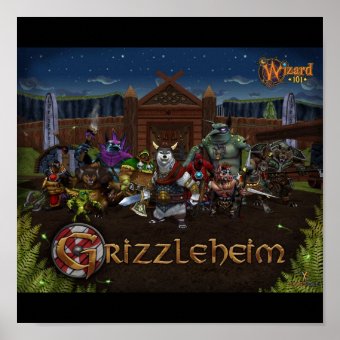 Wizard101 Grizzleheim Poster | Zazzle