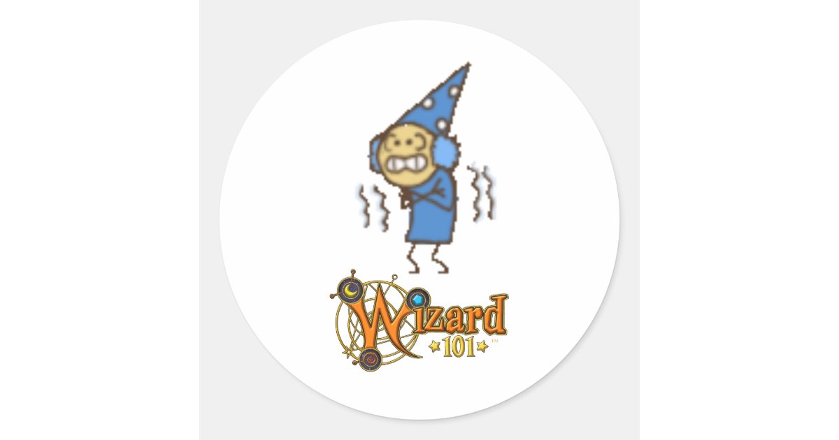 Wizard101 Ice Doodle Stickers | Zazzle