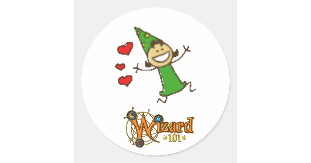Wizard101 Life Doodle Stickers | Zazzle