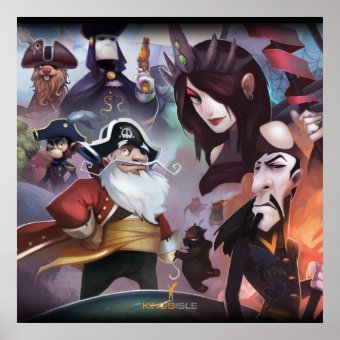 Wizard101 Pirate101 Combination Poster | Zazzle