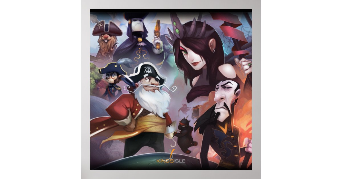 Wizard101 Pirate101 Combination Poster | Zazzle