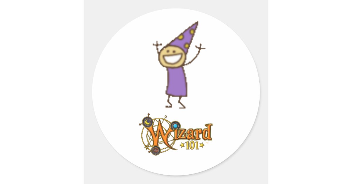 Wizard101 Storm Doodle Stickers | Zazzle