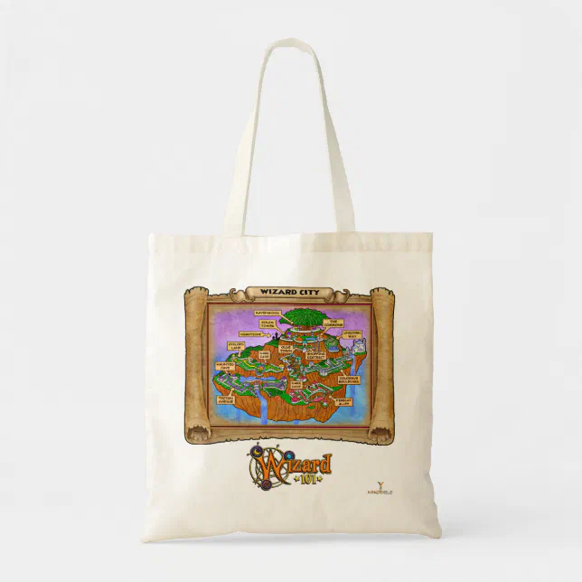 Wizard101 Wizard City Map Tope Bag | Zazzle