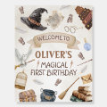 Wizard Birthday Welcome Sign | Zazzle