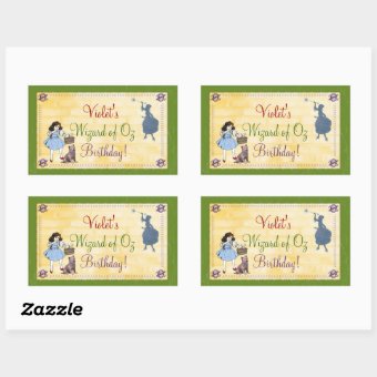 Wizard of Oz Bottle Label or Sticker | Zazzle