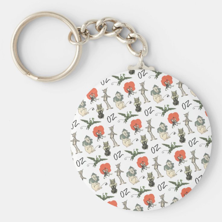 Wizard of Oz Characters Keychain | Zazzle