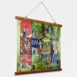 Wizard of Oz Illustrations Storybook Collage | Hanging Tapestry | Zazzle