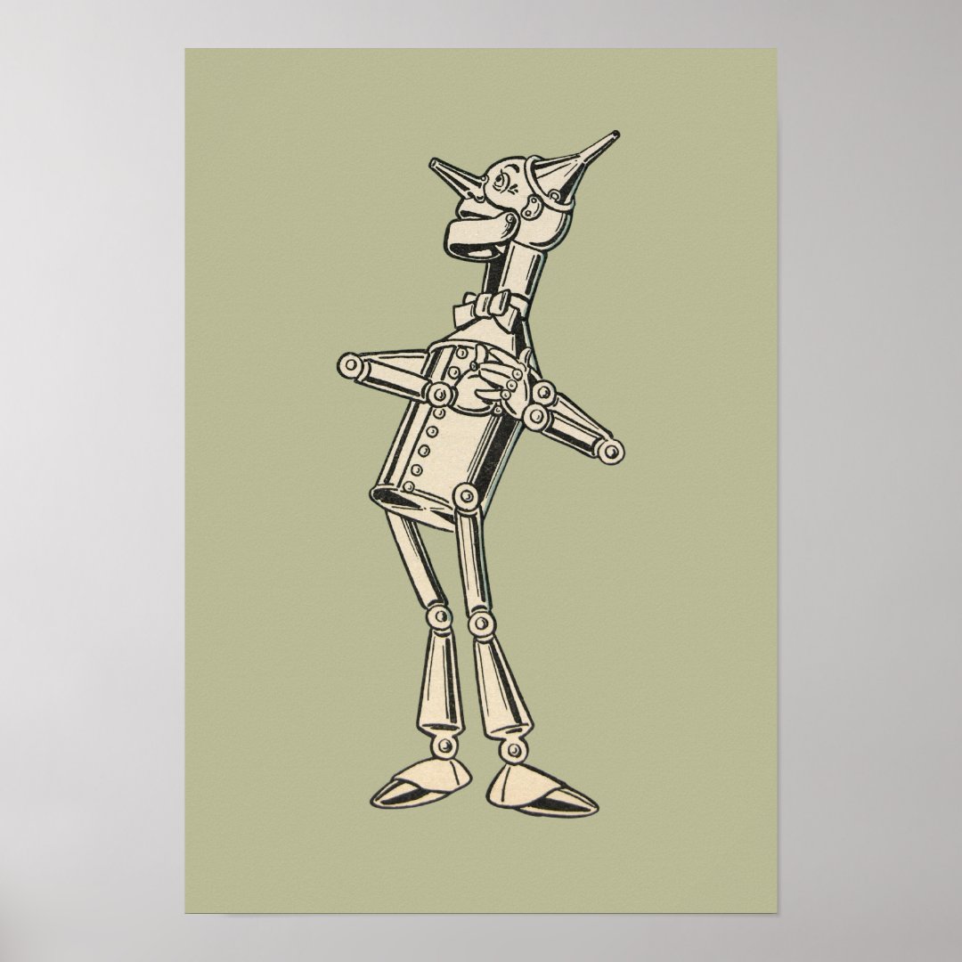 Wizard of Oz Tin Man Poster | Zazzle