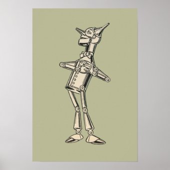Wizard of Oz Tin Man Poster | Zazzle