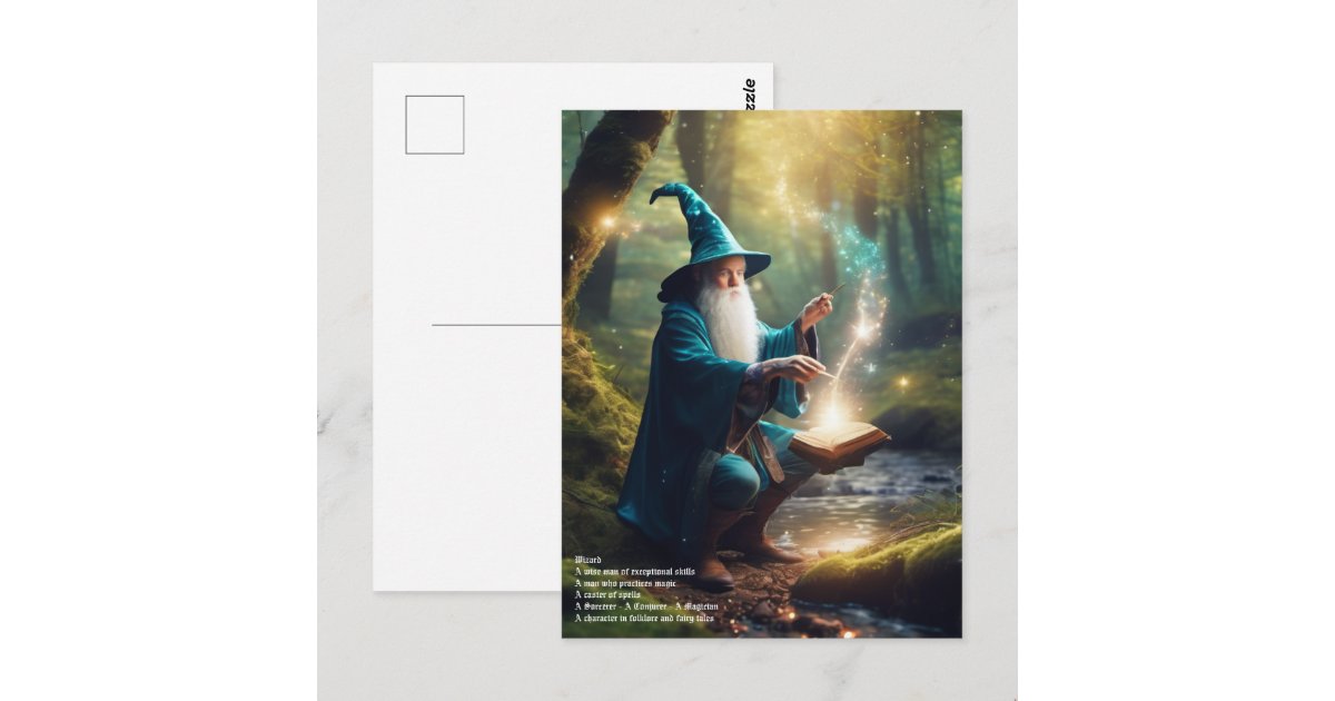 Wizard Postcard | Zazzle