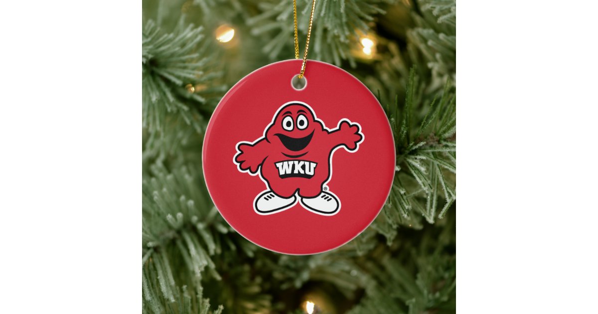 WKU Big Red Ceramic Ornament | Zazzle