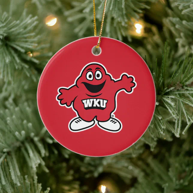 WKU Big Red Ceramic Ornament | Zazzle