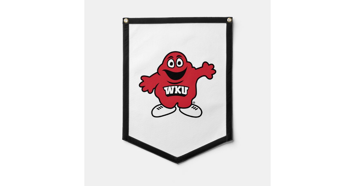 WKU Big Red Mascot Emblem Pennant | Zazzle