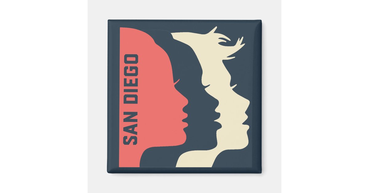 WMSD - General Logo Profiles Magnet | Zazzle