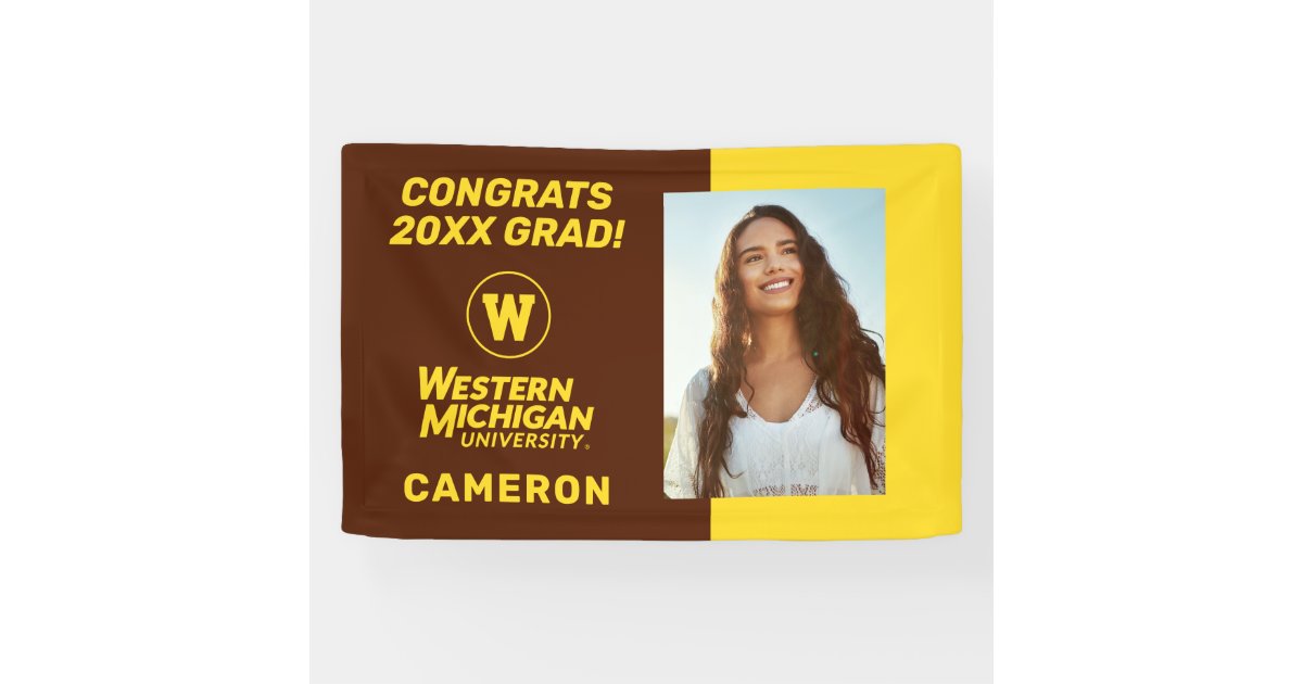 WMU | Circle Logo Banner | Zazzle