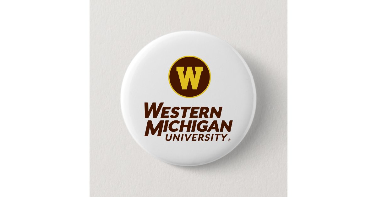 WMU | Circle Logo Button | Zazzle